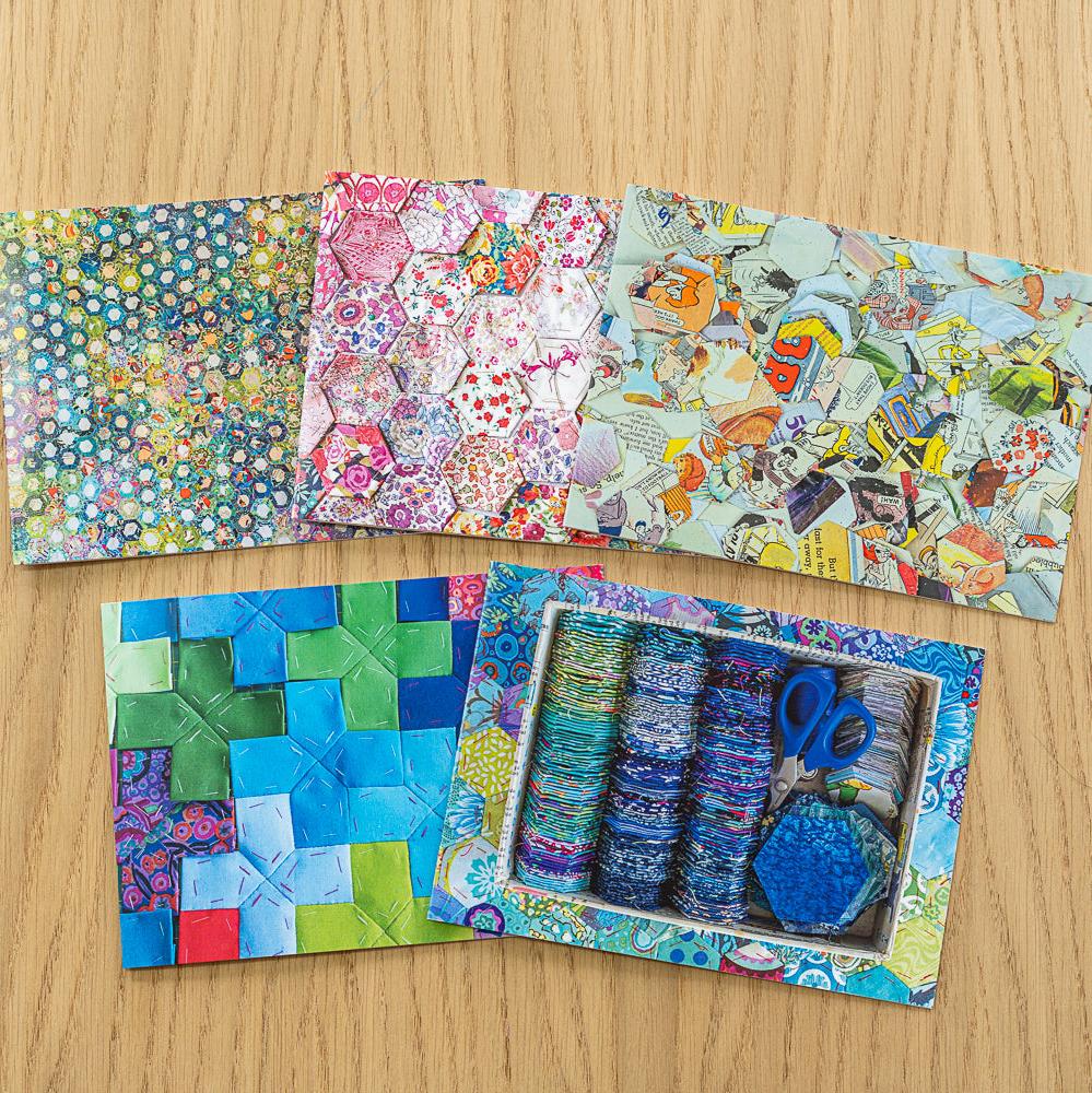 English Paper Piecing Greeting Cards – The Last Homely House