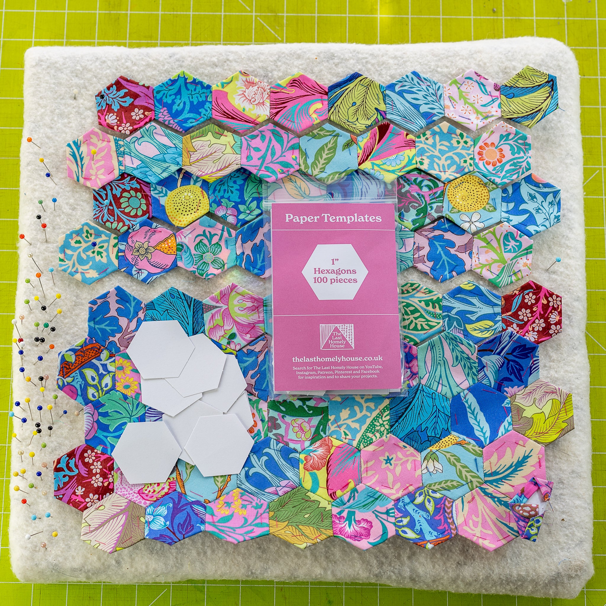 Hexagons EPP Paper Templates – The Last Homely House