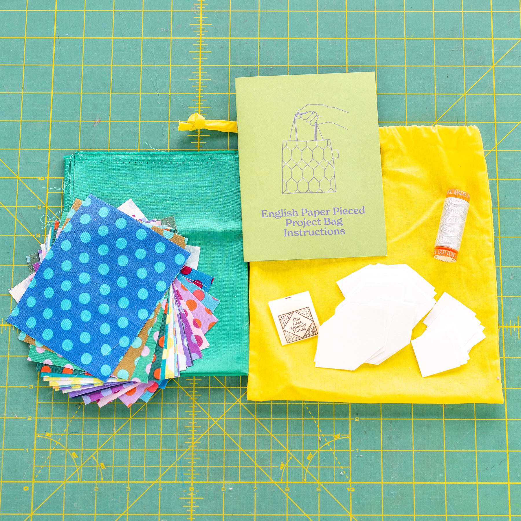 Spotty EPP Project Bag Kit – The Last Homely House